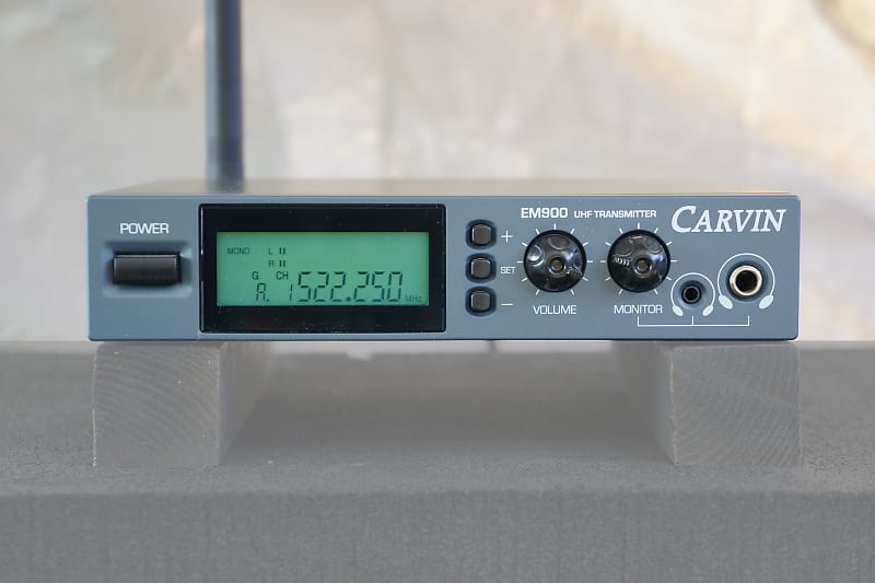 Carvin EM900 transmitter with EM901 belt pack receiver | Reverb