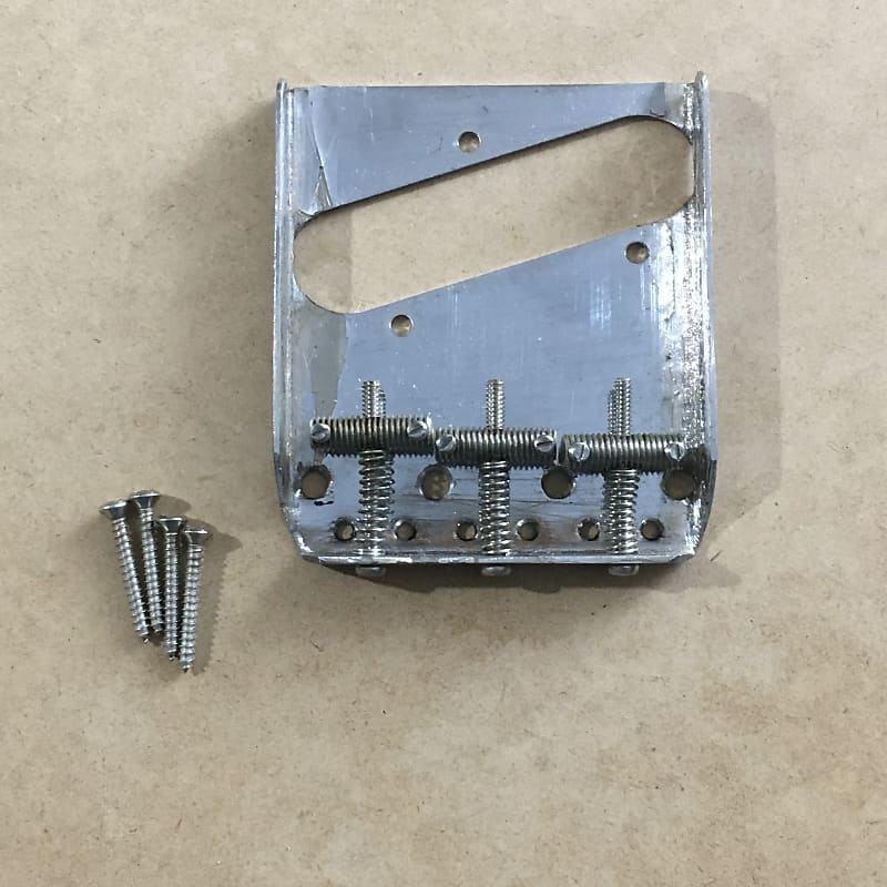 Vintage 1960s Reissue Fender Tele Ashtray Bridge Relic | Reverb