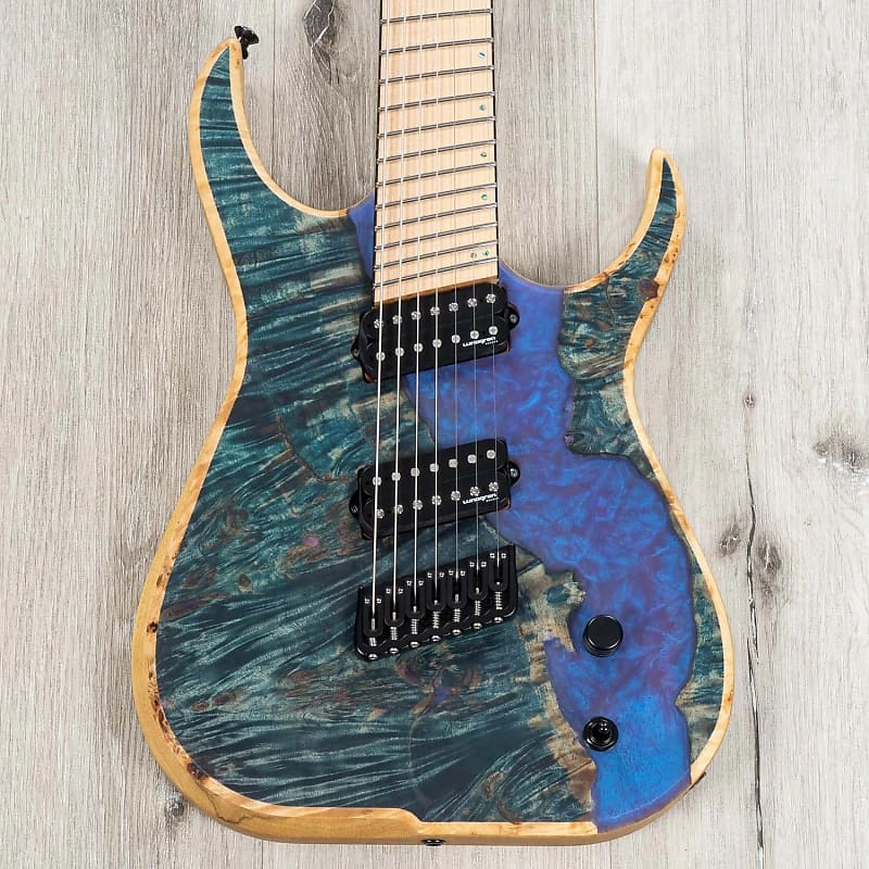 Skervesen Raptor 7 7-String Multi-Scale Guitar, Maple | Reverb