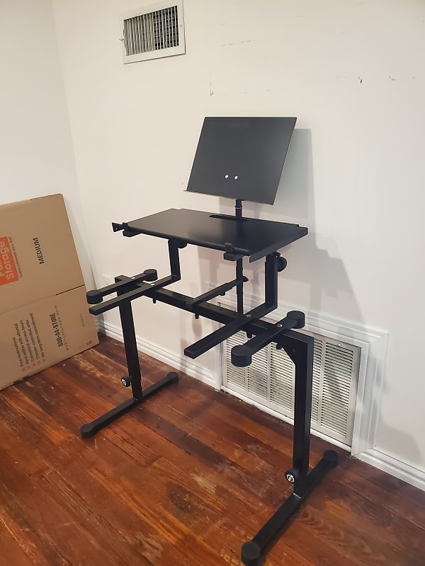 K&M 18810 Omega Keyboard Stand with Accessories | Reverb