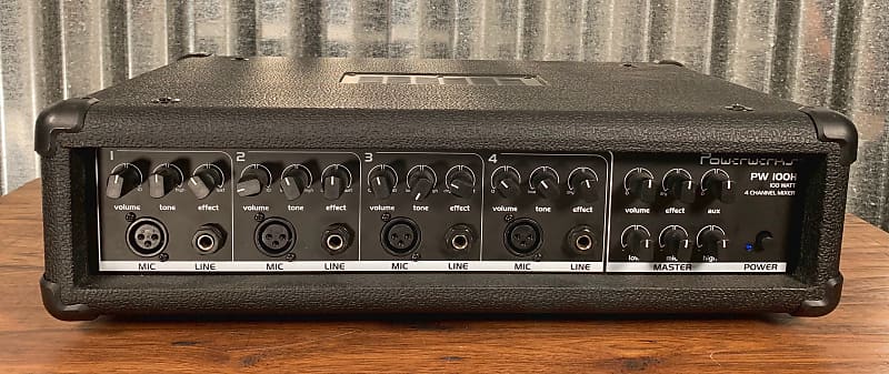 Powerwerks PW100H 4 Channel 100 Watt Mixer PA System Head | Reverb
