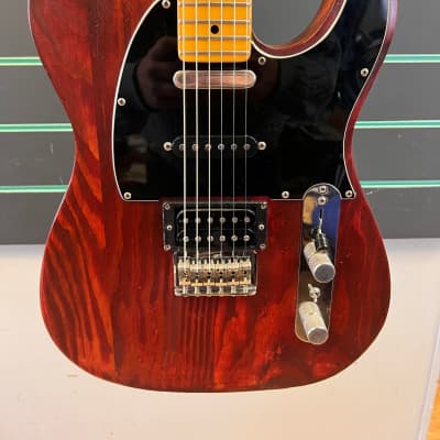 Fender Modern Player Telecaster Plus Refinished Red Stain | Reverb UK