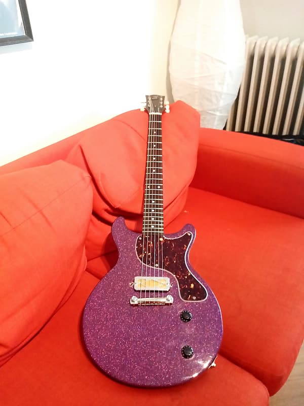 Jooky Guitars LP Junior Purple Sparkle (Gold Foil Pickup) | Reverb