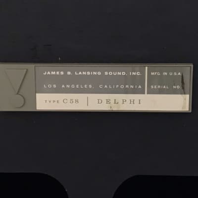 JBL Type C58 Delphi Cabinet w/ Illuminated Logo | Reverb