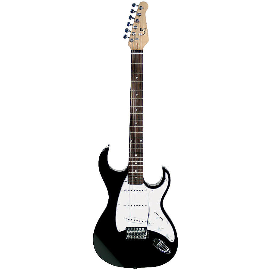 J. Reynolds JR6B 6-String Double Cutaway Black | Reverb