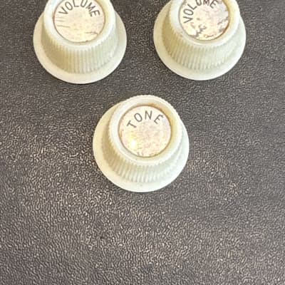 (4) 1970s Alco Japan Aluminum 1/4 Amp Knobs | Reverb