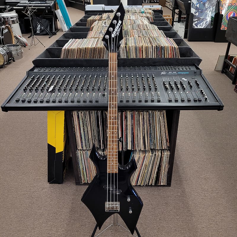 B.C. Rich Warlock Bass Bronze Series - Black | Reverb