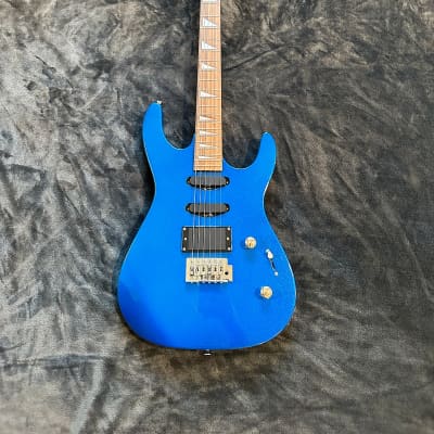 Stagg Stratocaster Metallic Blue Electric Guitar | Reverb