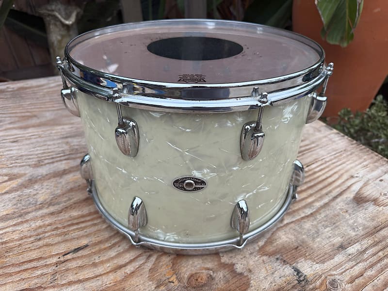 Slingerland 15x10 Tom 1970s WMP White Marine Pearl | Reverb