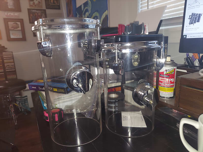 (Tama-ish) Rocket Toms/deccabons/octobans Acrylic | Reverb