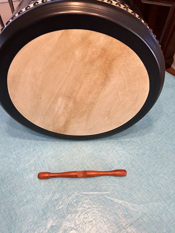 Seamus O’Kane 16 inch bodhran 2021 - Black gloss | Reverb