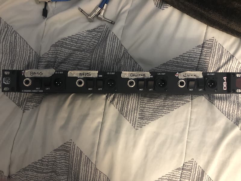 ProCo 4 Channel Rack DI 2018 Black | Reverb