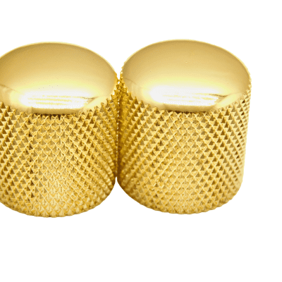 Guitar Madness Gold Tele Dome Top Barrel Knobs (Fits Metric) | Reverb