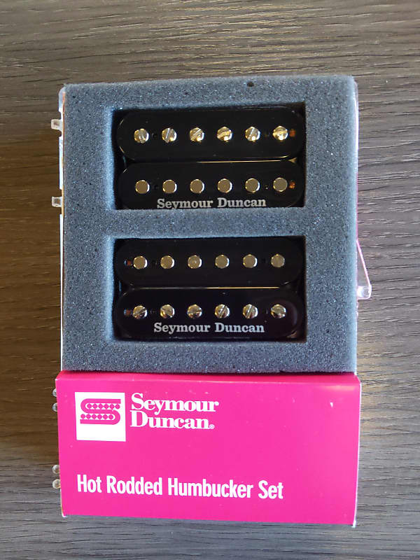 Used Seymour Duncan Hot Rodded Humbucker Set - Black | Reverb UK