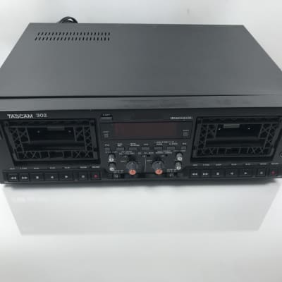 Tascam 302 Dual Cassette Tape Player Recorder Rack Mount | Reverb