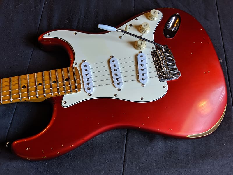 ESP Standard Vintage Plus Strat MIJ Candy Apple Red | Reverb