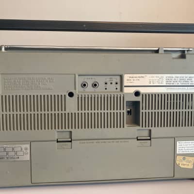 Realistic SCR-6 (1981-82) Boombox~ Fully Functional | Reverb