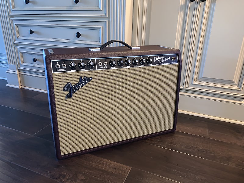 Fender '65 Deluxe Reverb Reissue Wine Red Limited Edition | Reverb