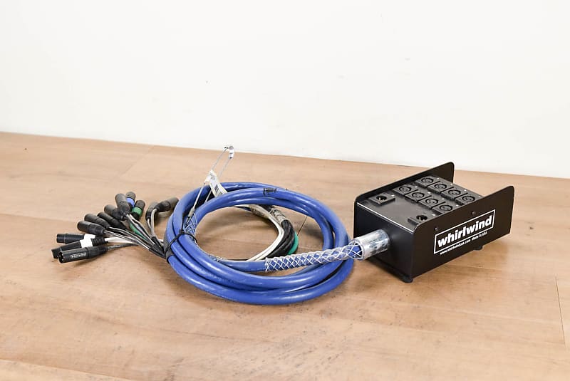 Whirlwind 8x2 XLR Snake with two CAT6 Ports - 15' (church | Reverb