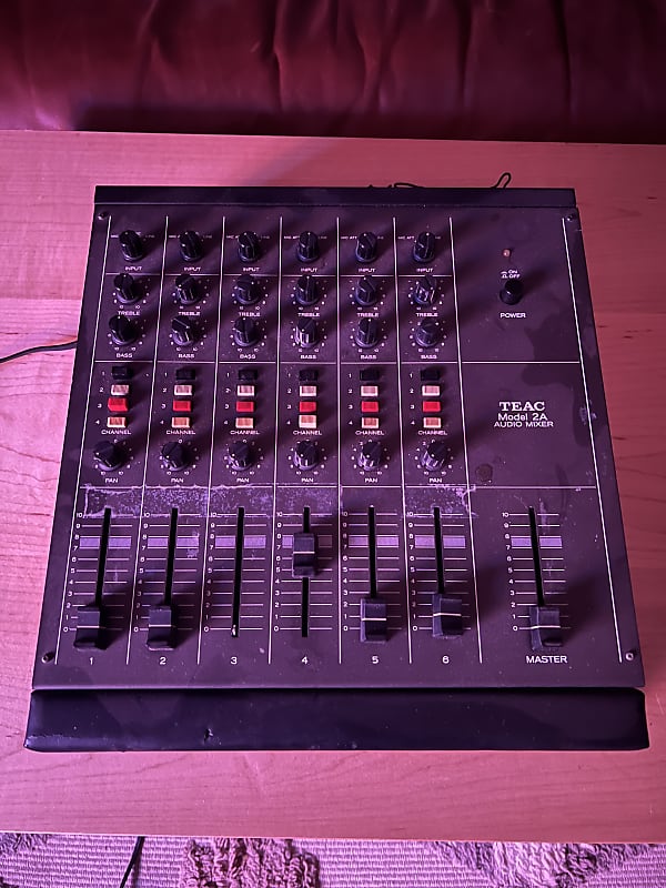 Vintage TEAC 2A 6 Channel Mixer | Reverb