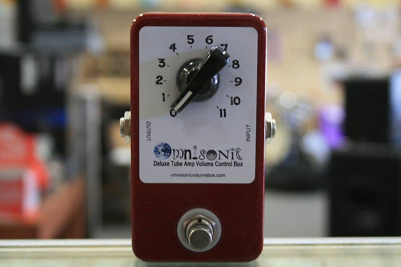 Omnisonic Deluxe Tube Amp Volume Box - Sparkly Red | Reverb