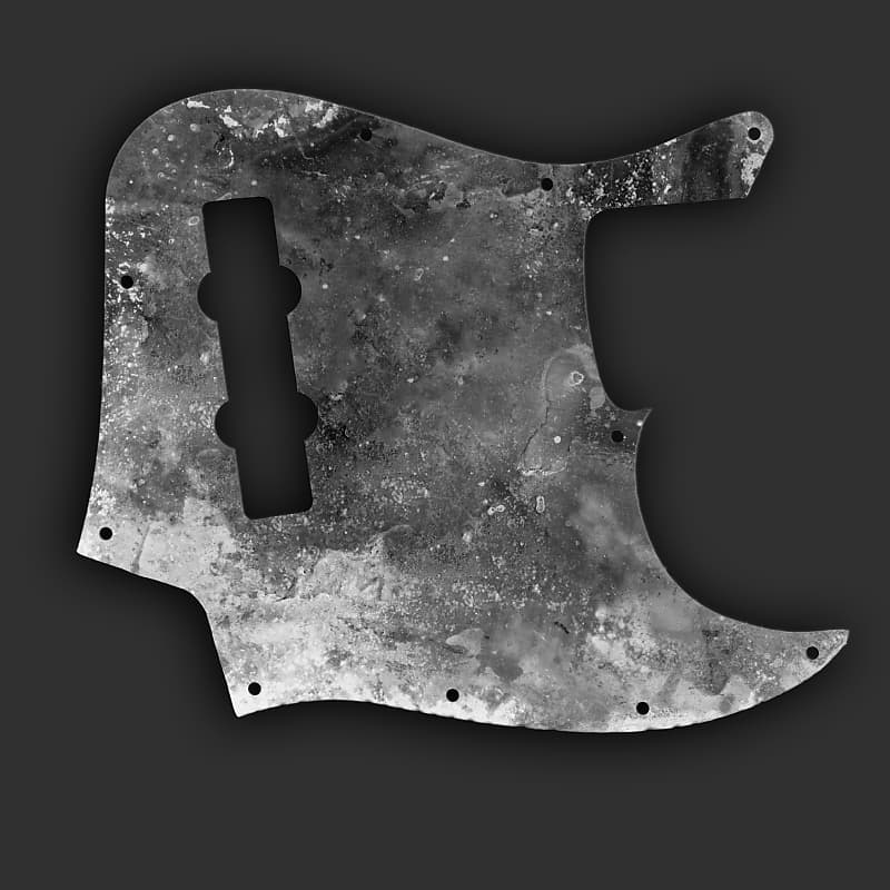 Unique Fender Jazz Bass pickguard 3 Ply (W/B/W) 10 mounting | Reverb