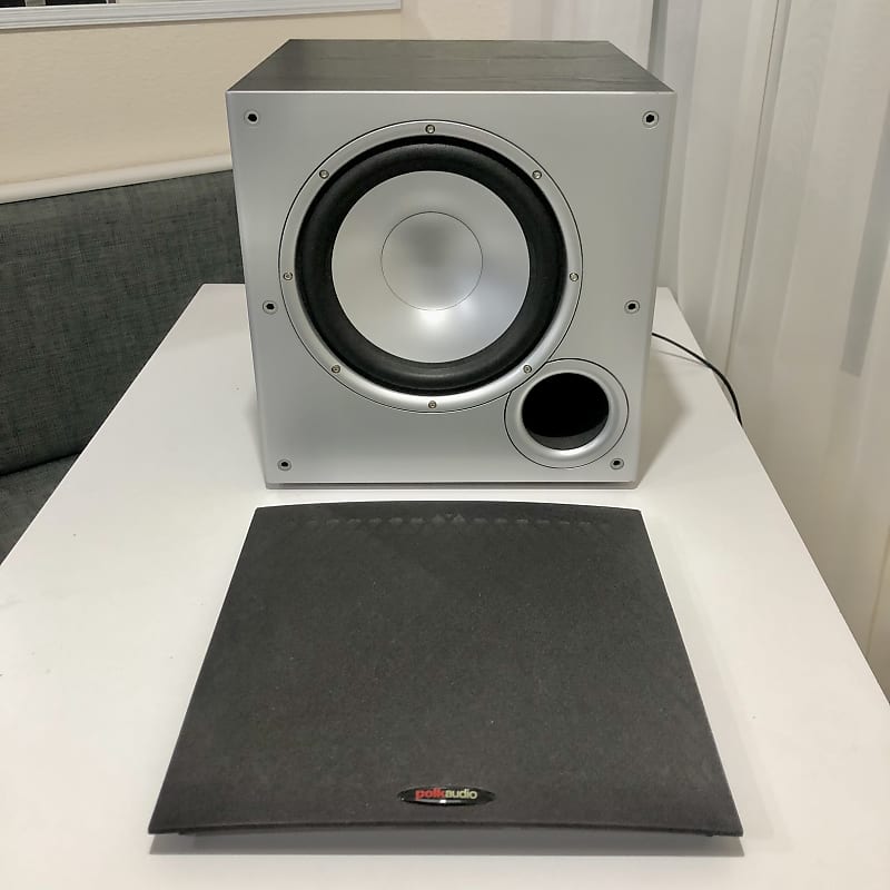 Polk Audio PSW10 10" Powered Subwoofer, 100 Watts, Black - | Reverb