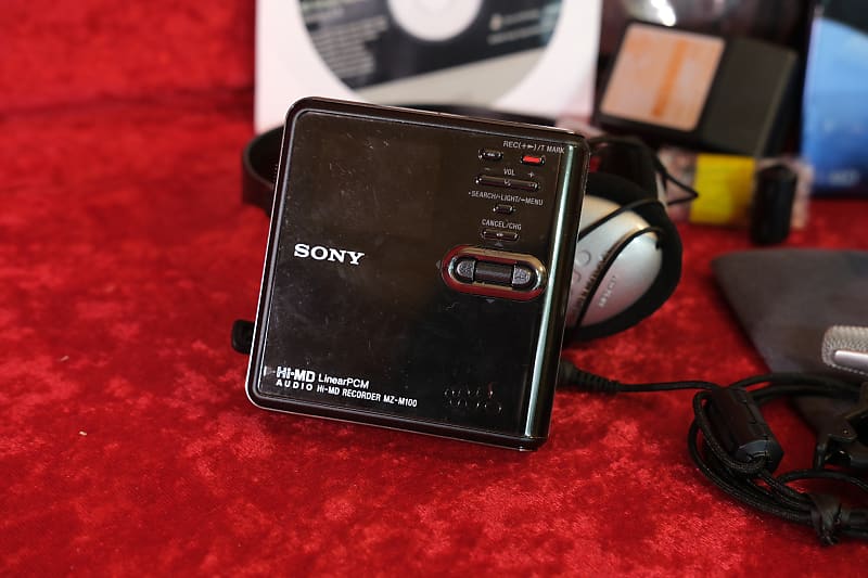 Sony MZ-M100 - Portable Minidisc Recorder/Player Bundle | Reverb