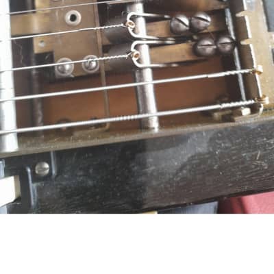 Pacific String Master 8 Lapsteel Guitar 1940 - Black Painted | Reverb