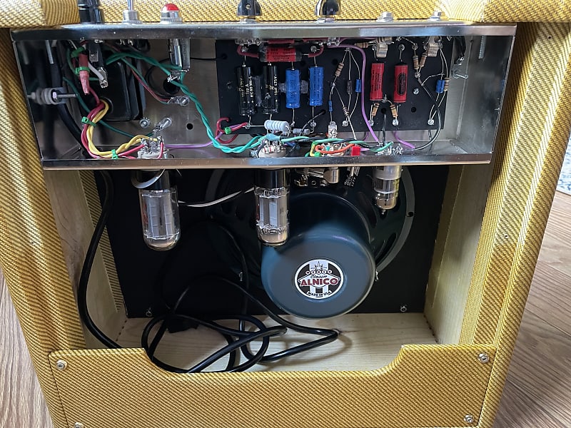 5F2a Fender Tweed Princeton Clone Neg Fdbk switch | Reverb