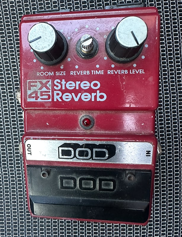 DOD Stereo Reverb FX45 1985 - Crimson Red | Reverb