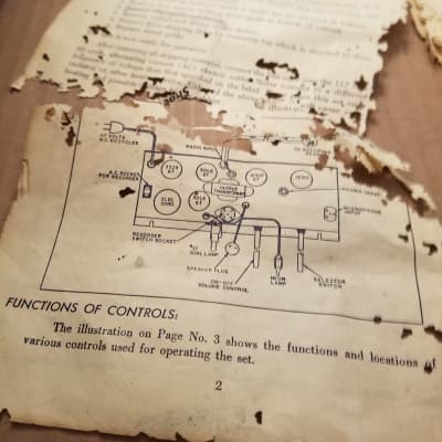 Air King Wire Recorder Turntable Tube Amp Portable A750-1 | Reverb