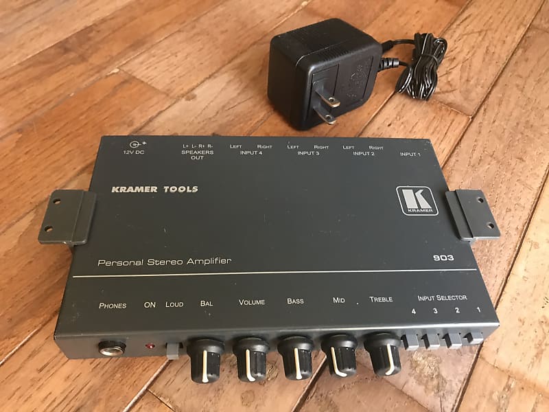 Kramer 903 personal D Class stereo power amplifier with 4 | Reverb