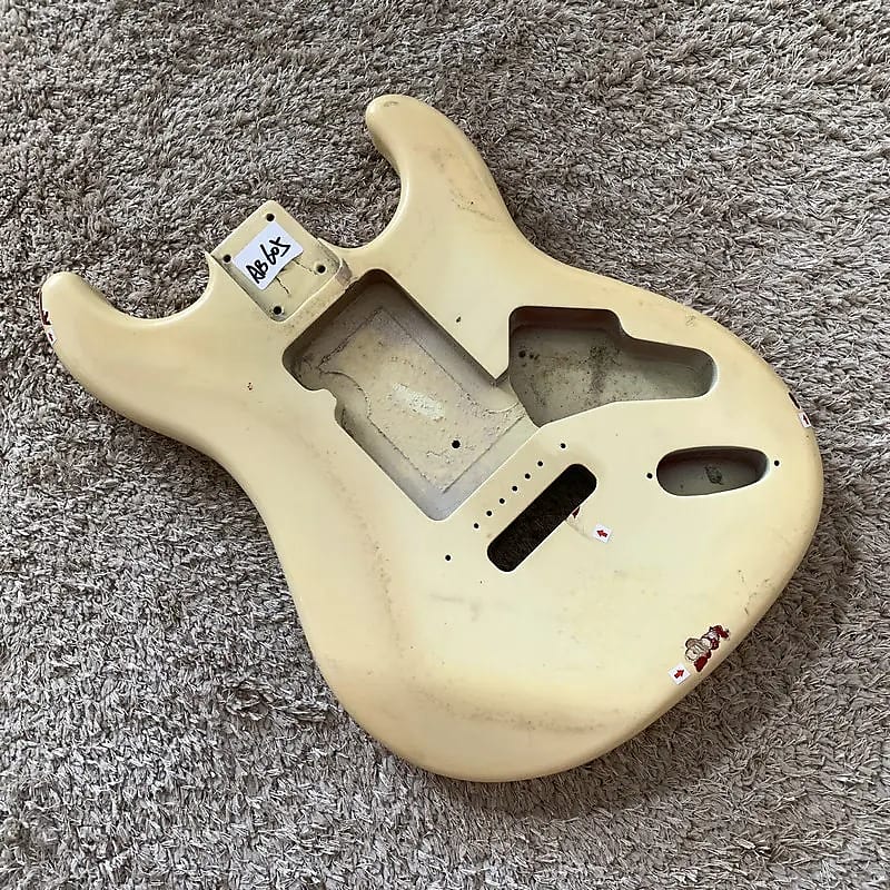 Solid Mahogany Wood Stratocaster Strat Style Guitar Body | Reverb