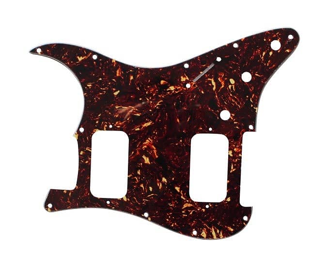 Strat HH pickguard, Brown Tortoise Shell for Fender body | Reverb