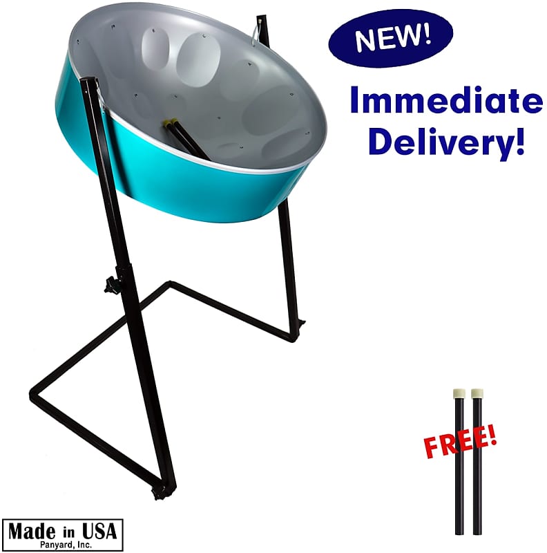 Panyard Chromatic C20 Lead Steel Drum Pan Package - Blue | Reverb