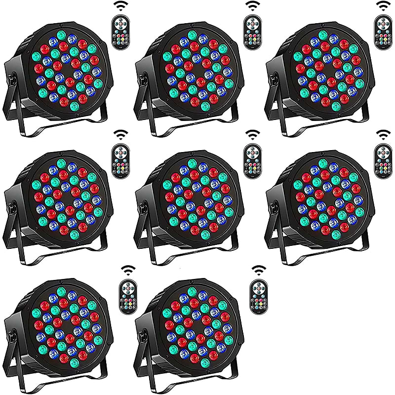 Par Lights For Stage, Led Par Lights Corded Rgb 7 Channel Dj | Reverb