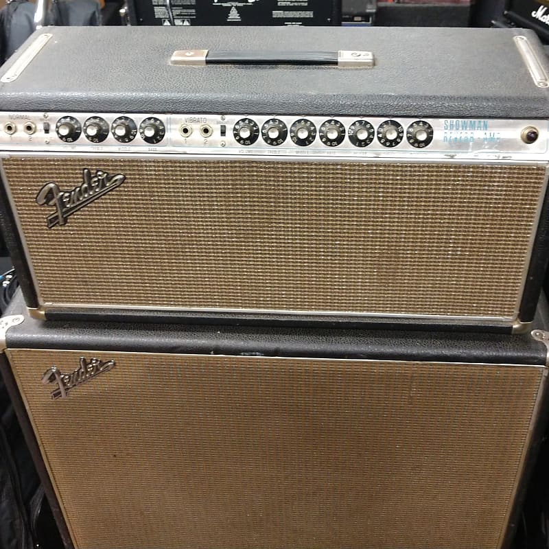 1968 Fender Showman Reverb Amp TFL5000D head and 2x15" JBL | Reverb