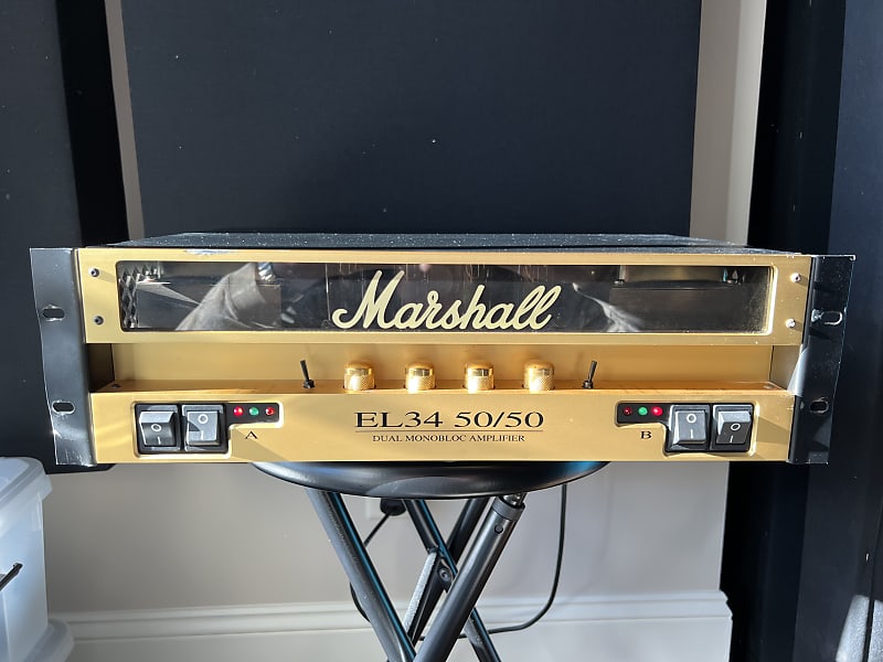 Marshall EL34 50/50 Dual Monobloc Power Amp | Reverb