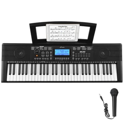 61 Keys Electronic Keyboard Portable Electric Music Keyboard | Reverb