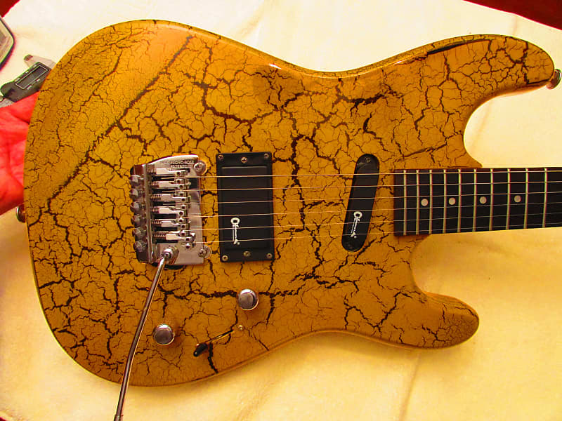 Charvette by Charvel 280 80's - 90's - Orange Crackle | Reverb