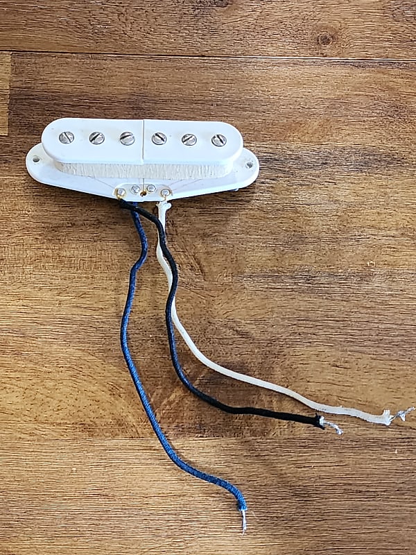 Fralin Strat Steele Poled 43 Split 2021 white | Reverb