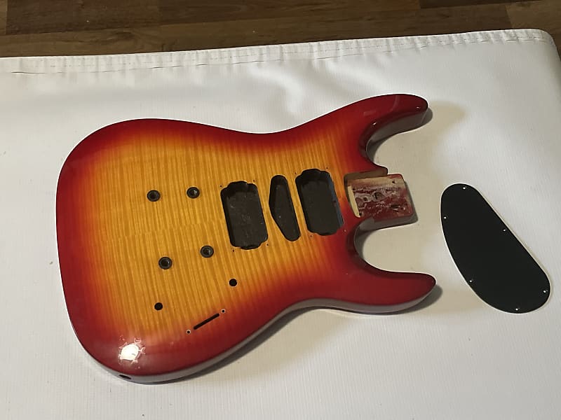 2000's MusicYo Kramer Striker Model Cherry Sunburst | Reverb Australia