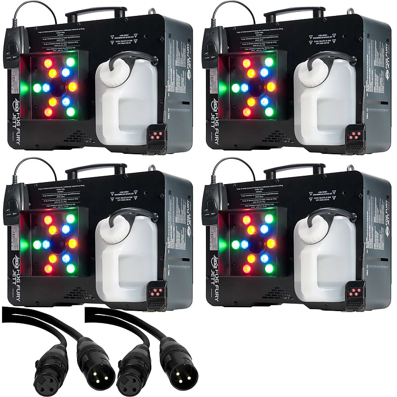 ADJ Fog Fury Jett High Velocity Vertical Fog Machines, LED | Reverb