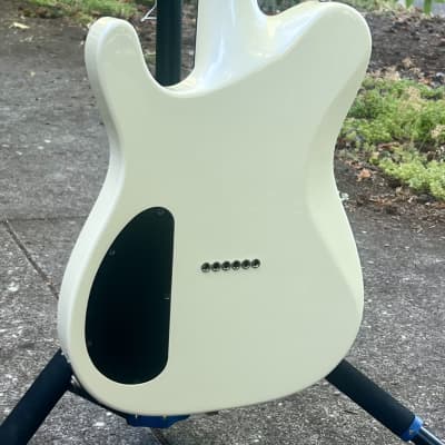 1997 Carvin TL60 HH hardtail neck-thru Telecaster Pearl White | Reverb