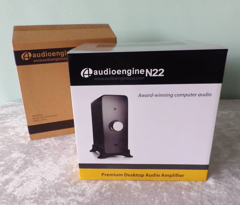 Audioengine N22 desktop audio amplifier amp new in box | Reverb