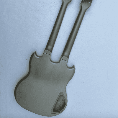 Left Handed Double Neck SG Style Guitar Body with Necks, | Reverb
