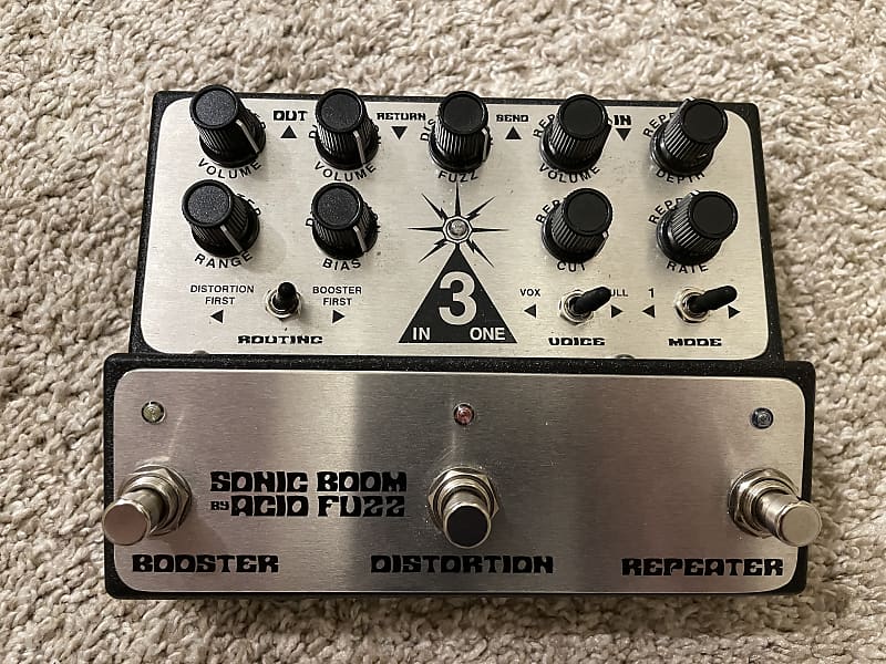 Acid Fuzz Sonic Boom Fuzz Distortion Tremolo Spacemen 3 | Reverb