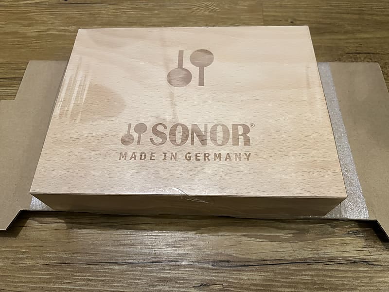 Sonor SQ2 Welcome Kit Wood Box with Gold Drum Key, Lanyard | Reverb