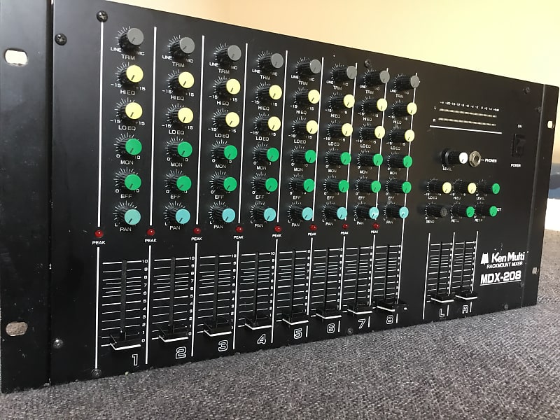 Ken Multi MDX-208 rackmount mixer 6-Channel Vintage | Reverb